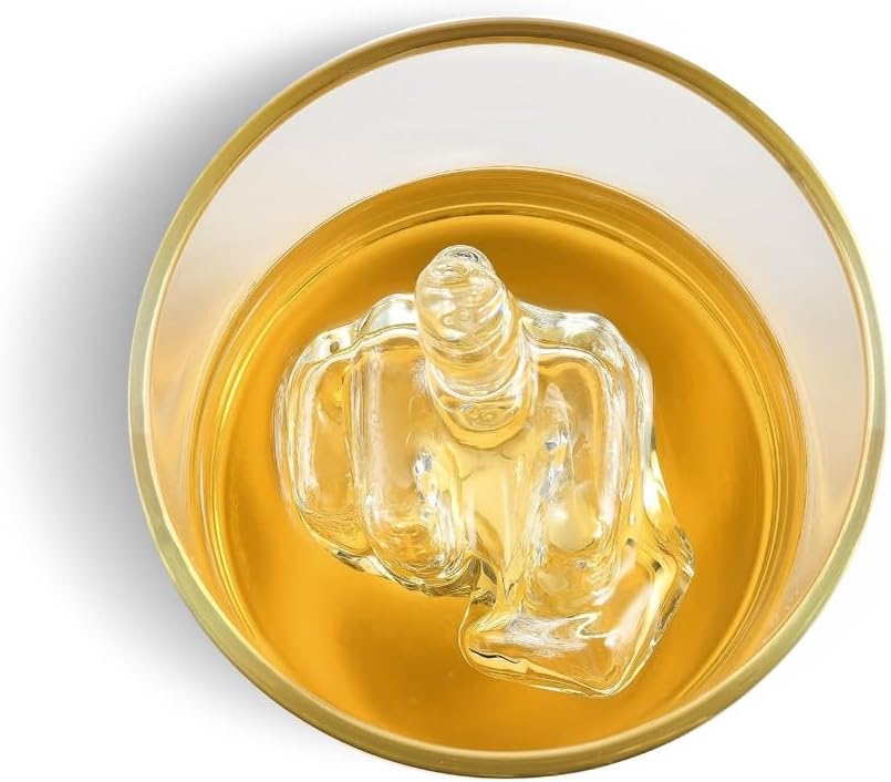 4oz Small 3D Middle Finger Glass – The Diamond Glassware